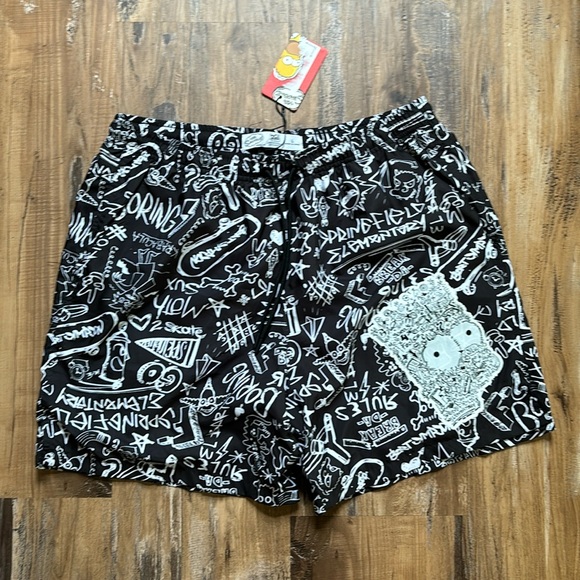 Simpsons | Shorts | The Simpsons Blackwhite Shorts | Poshmark